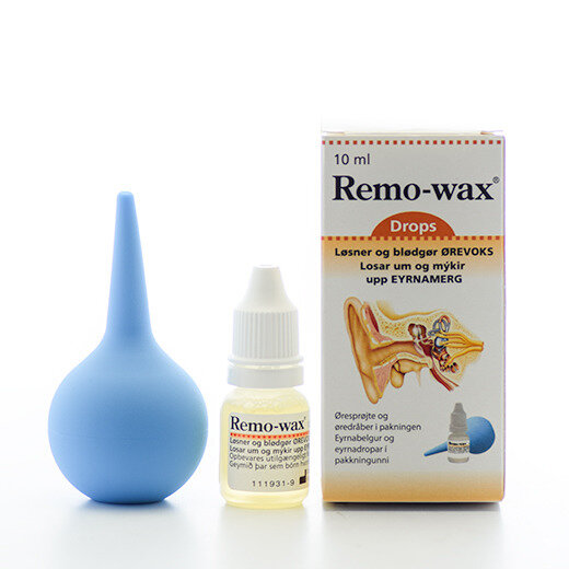 Remo-wax øredråber m/sprøjte - dinApoteker.dk
