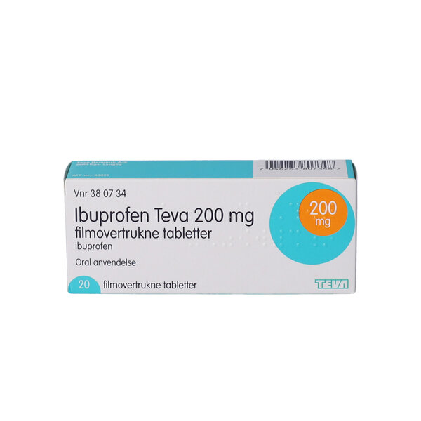 Ibuprofen TEVA 200 mg | Køb lokalt på DinApoteker.dk