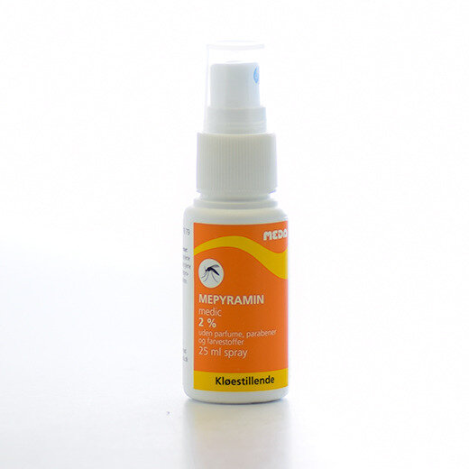 Mepyramin Spray MEDA 2% 25 ml | Køb på DinApoteker.dk